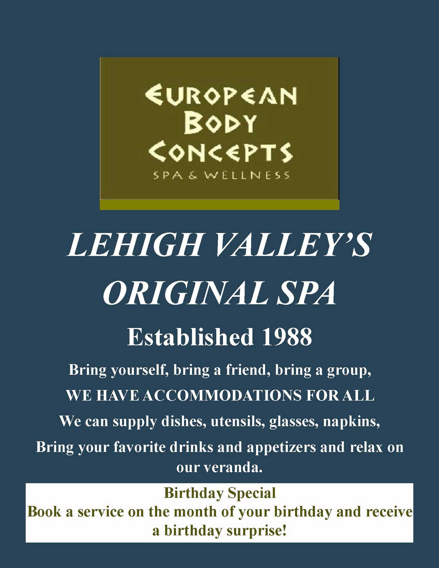 European Body Concepts - Spa & Wellness | East Texas PA